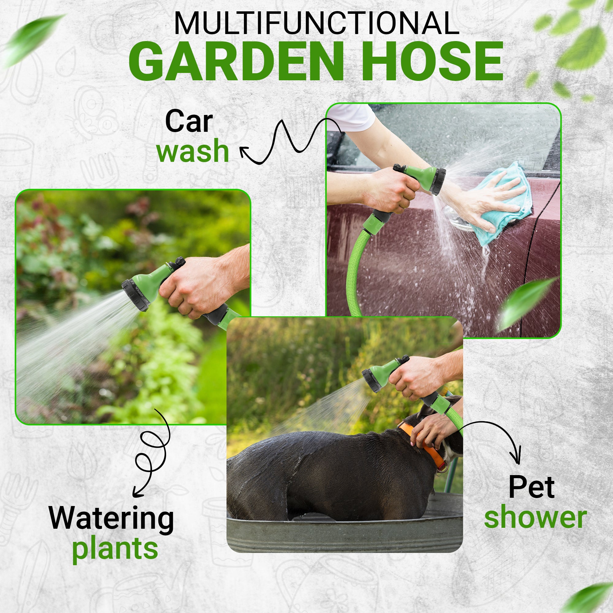 #1 Magic Garden Hose! Expandable & Convenient! – Magic Hose